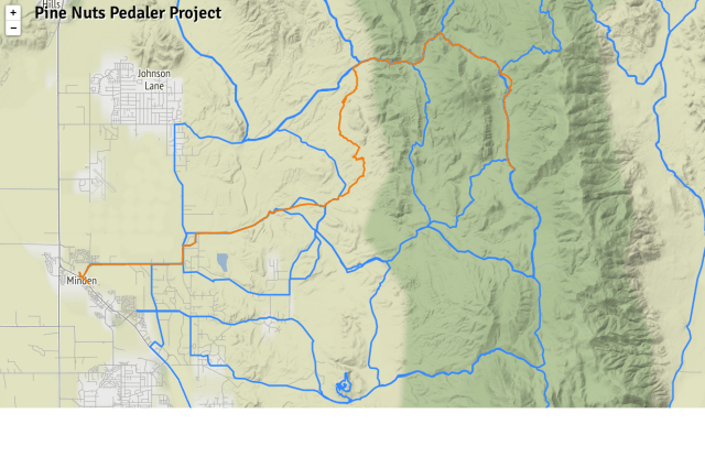 Pine Nuts Pedaler Project; Crowd Source Mapping the Pine Nut Mountains ...